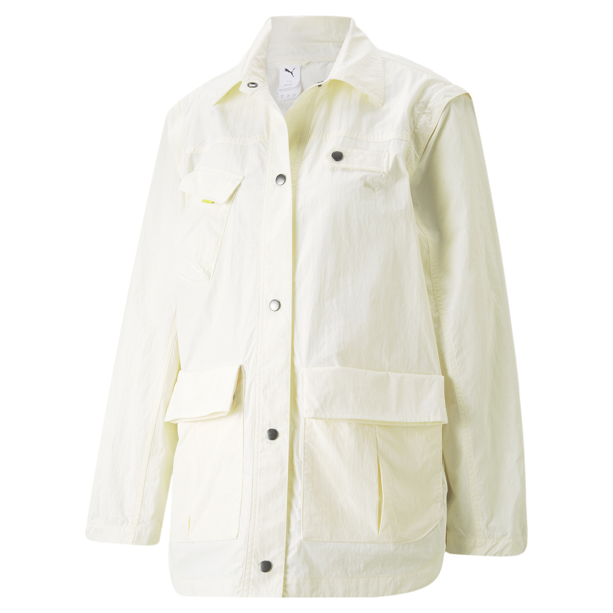 Женская куртка PUMA YONA SUNP Zip-Off Jacket цвет бежевый арт 53797665 ...