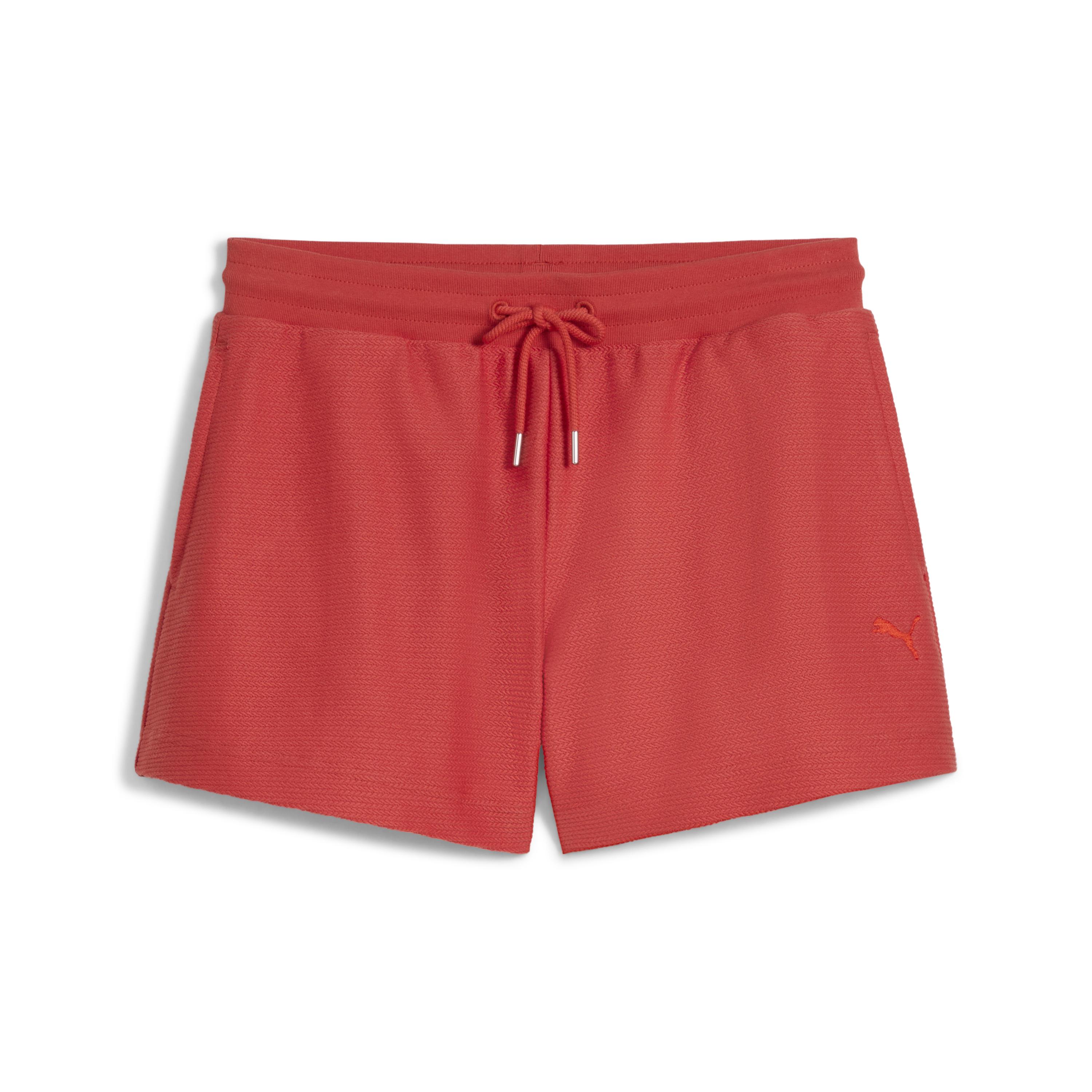 Женские шорты PUMA PREMIUM ESS A-Line Shorts цвет красный арт 62978215 ...