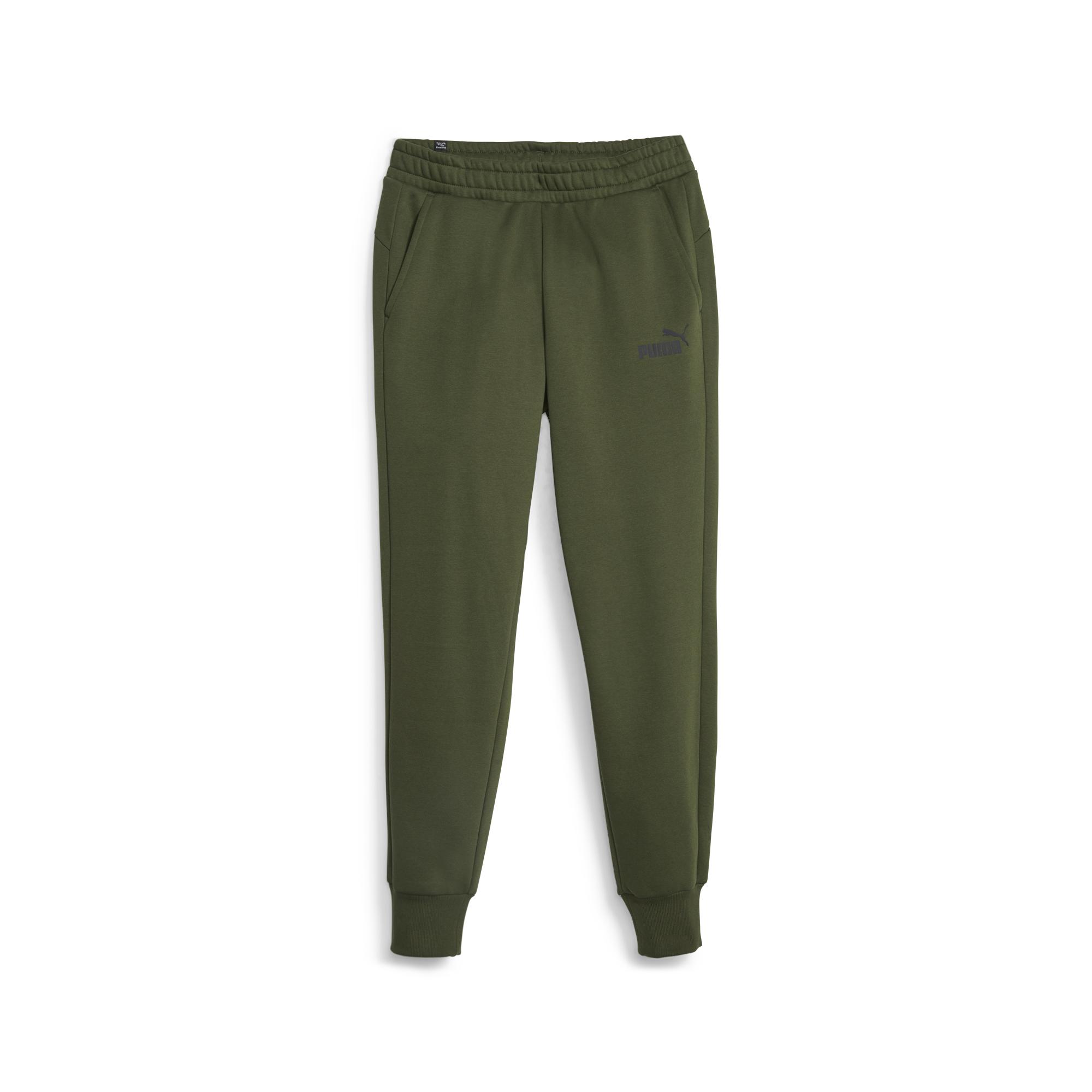 Мужские брюки PUMA ESS Logo Pants цвет зеленый 58671531 - купить в ...