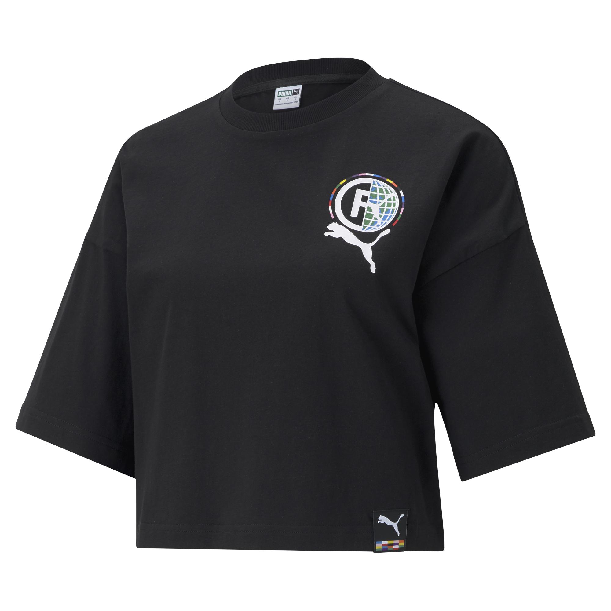 Женская футболка PUMA PI Graphic Tee цвет черный арт 59970201 - купить ...