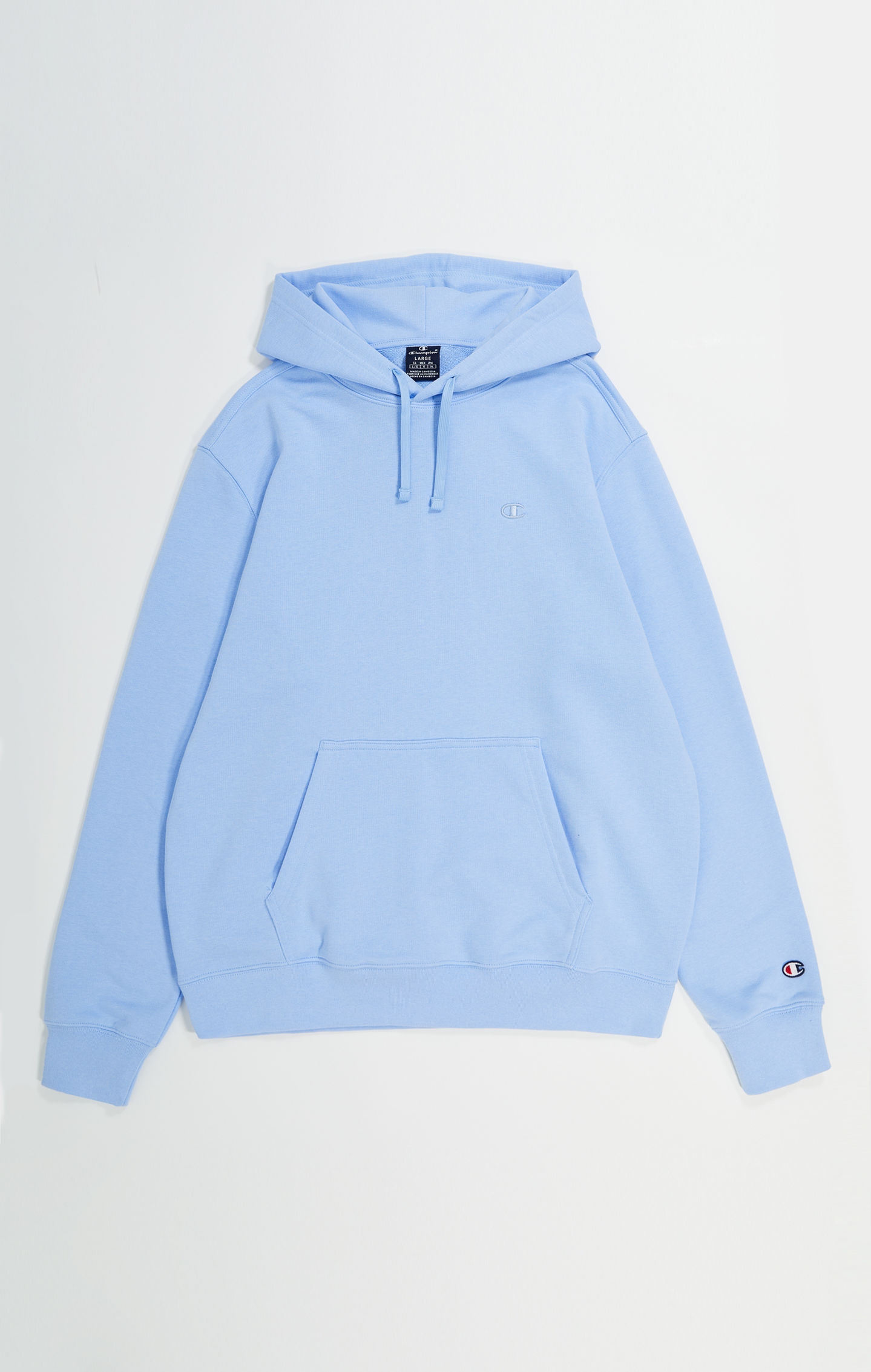 Champion hoodie light blue store