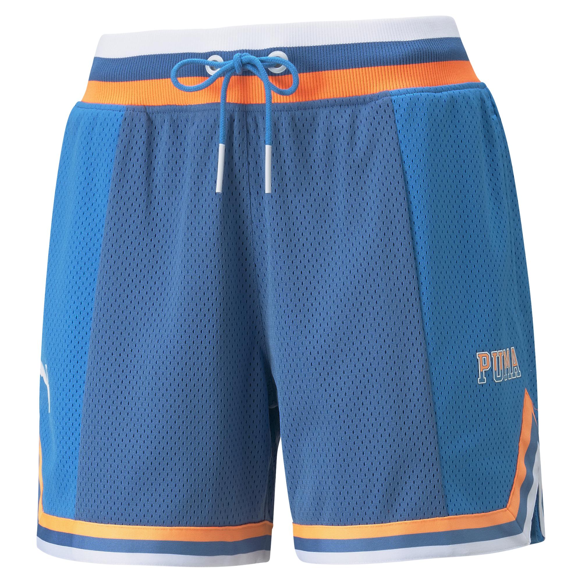 Женские шорты PUMA Swish-Maker Short цвет голубой в размере M 53420701 ...