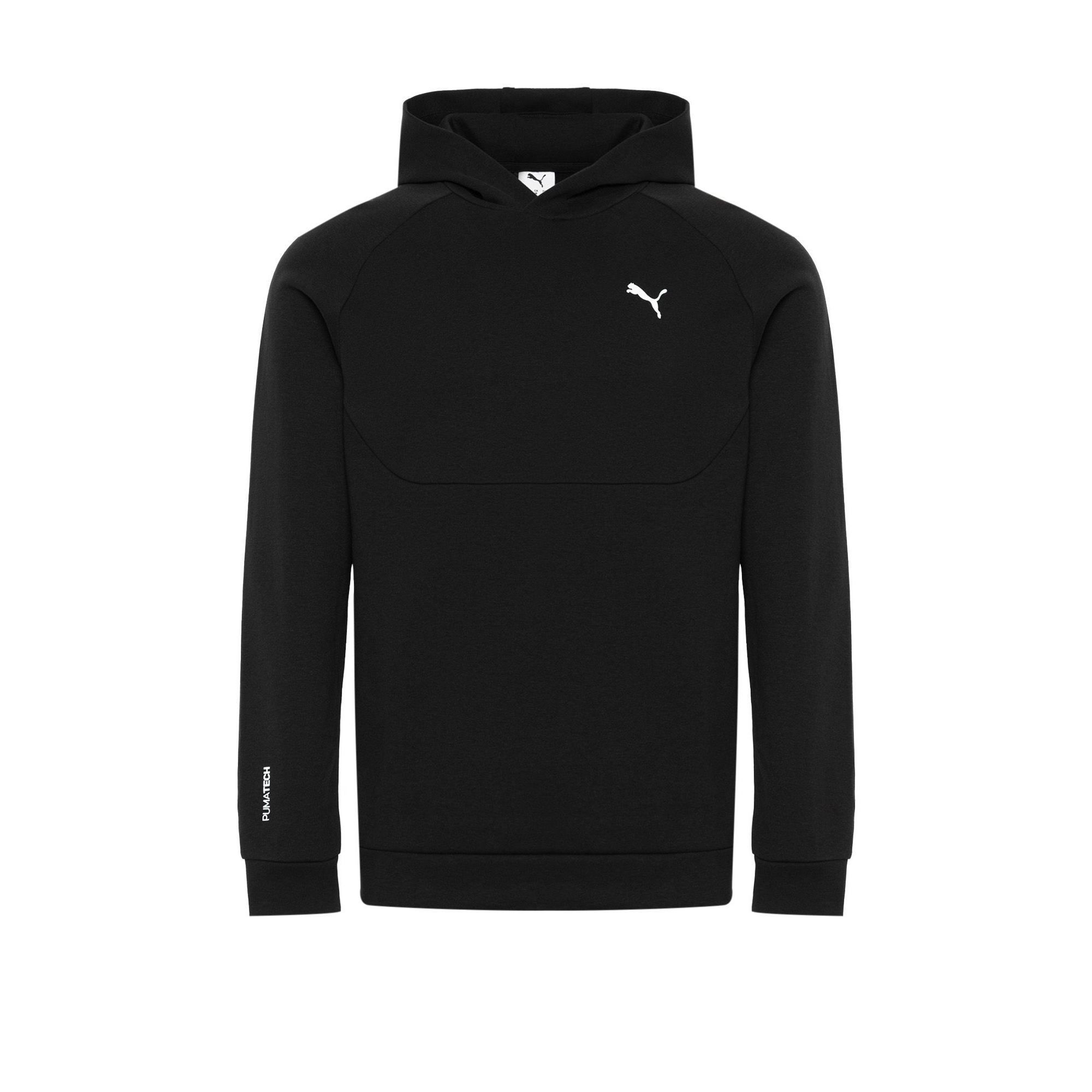 Мужская толстовка PUMA TECH Hoodie цвет черный арт 68460001 - купить в ...