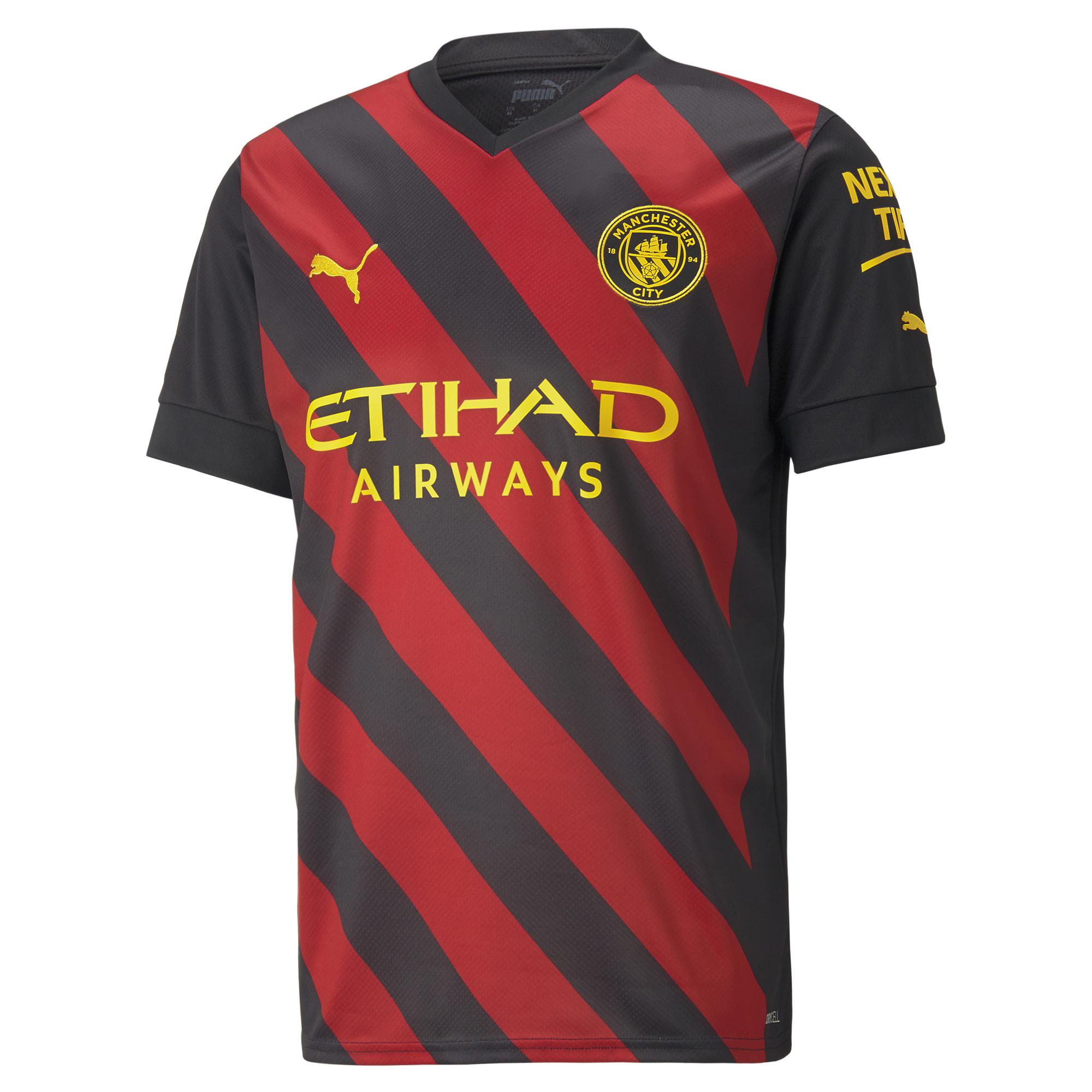 Джерси PUMA MCFC Away Jersey Replica цвет черный арт 76572202 - купить ...
